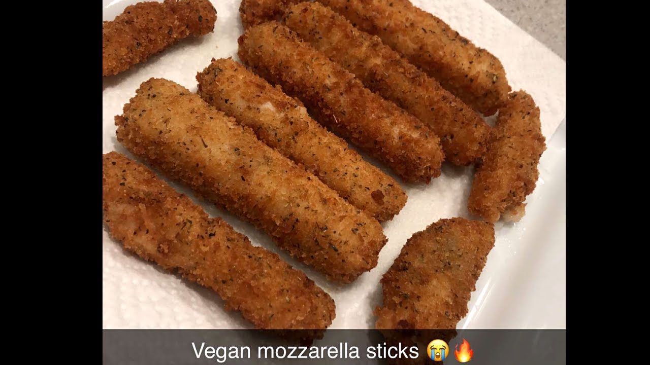 VEGAN MOZZARELLA STICKS || Vegan Mozzarella Stick Recipe - YouTube