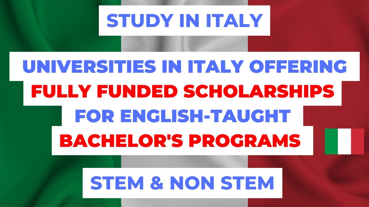 Universities In Italy Offering Fully Funded Scholarships For English universities-in-italy-offering-fully-funded-scholarships-for-english