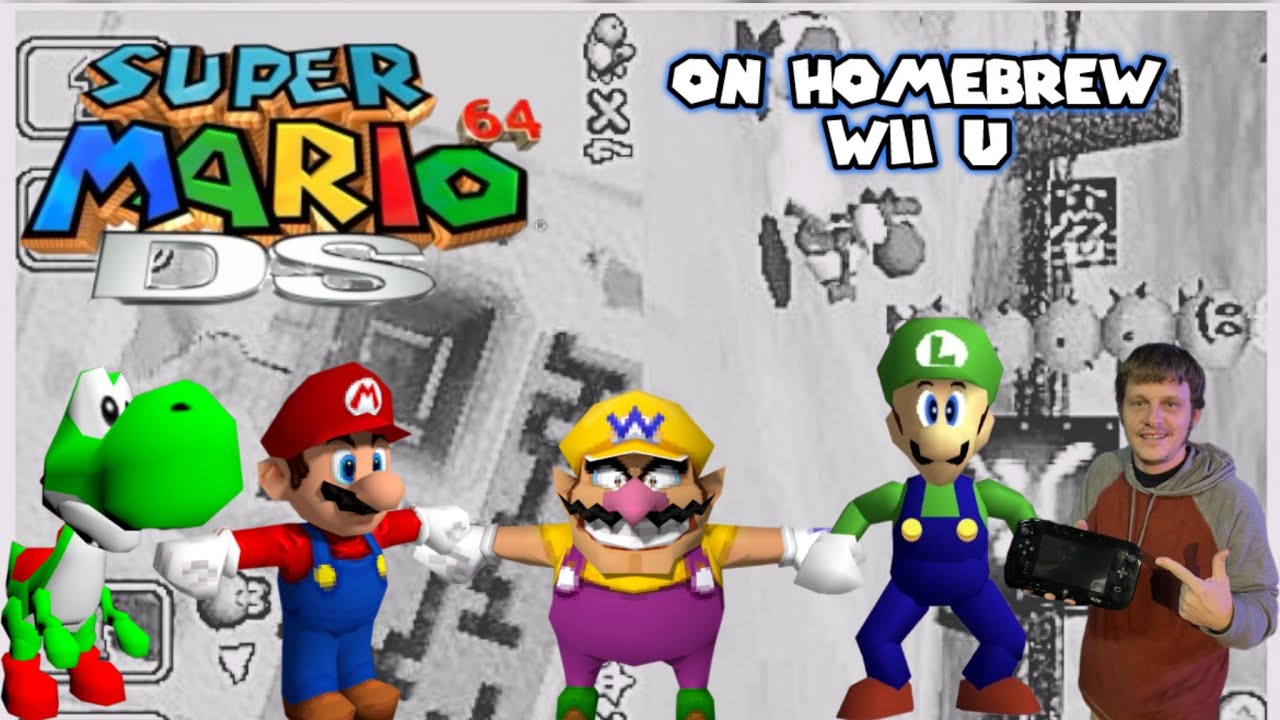 Mario 64 DS: On Homebrew Nintendo Wii U Live Stream - YouTube