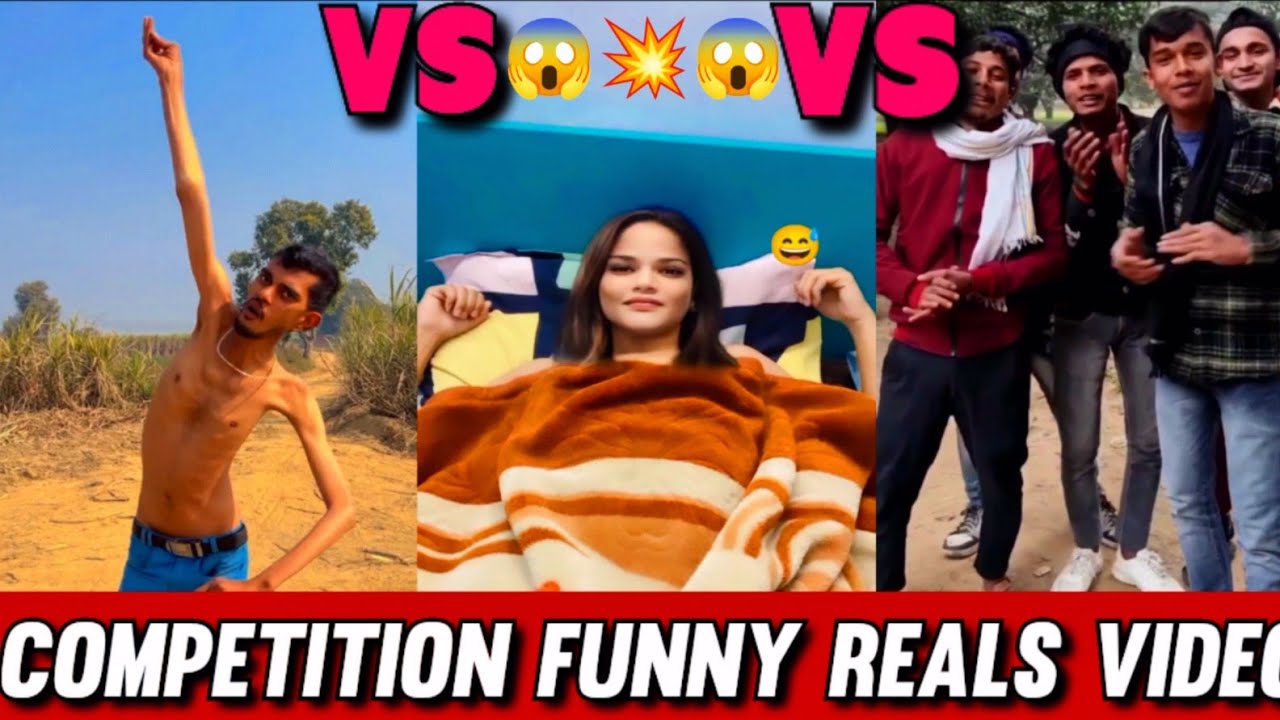 Competition Funny Reals😂😂] Comedy Short Video #funny #beauty # ...