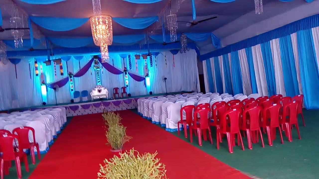 Hussain decoration Disney function hall bellary - YouTube