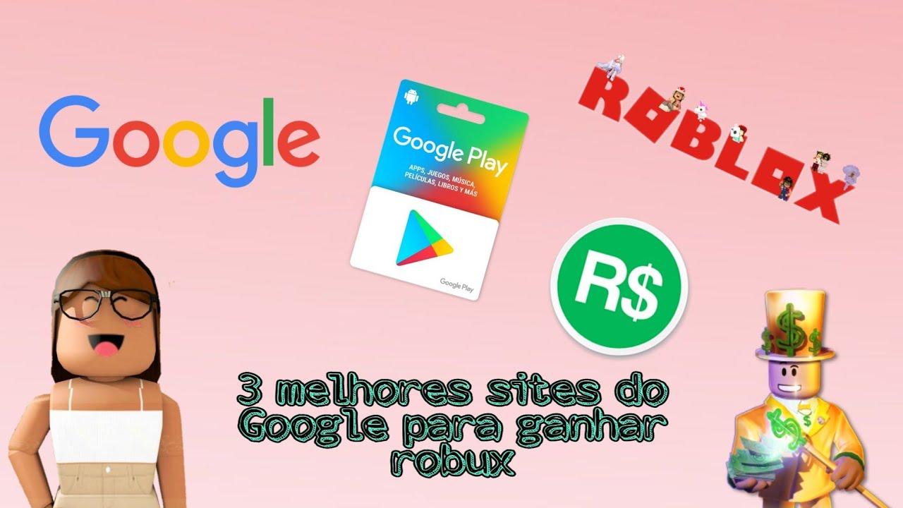 3 melhores sites do Google pra ganhar robux - YouTube