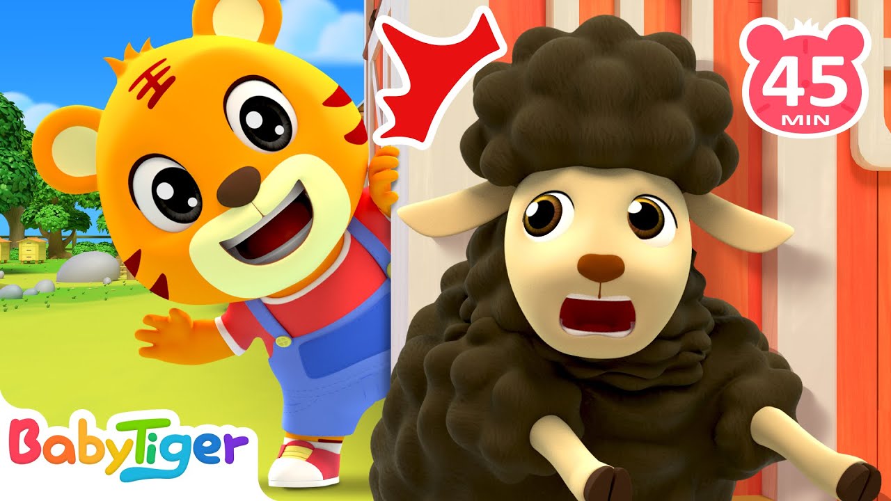 Baa Baa Black Sheep | Animal Songs & Nursery Rhymes | Animals For Kids ...