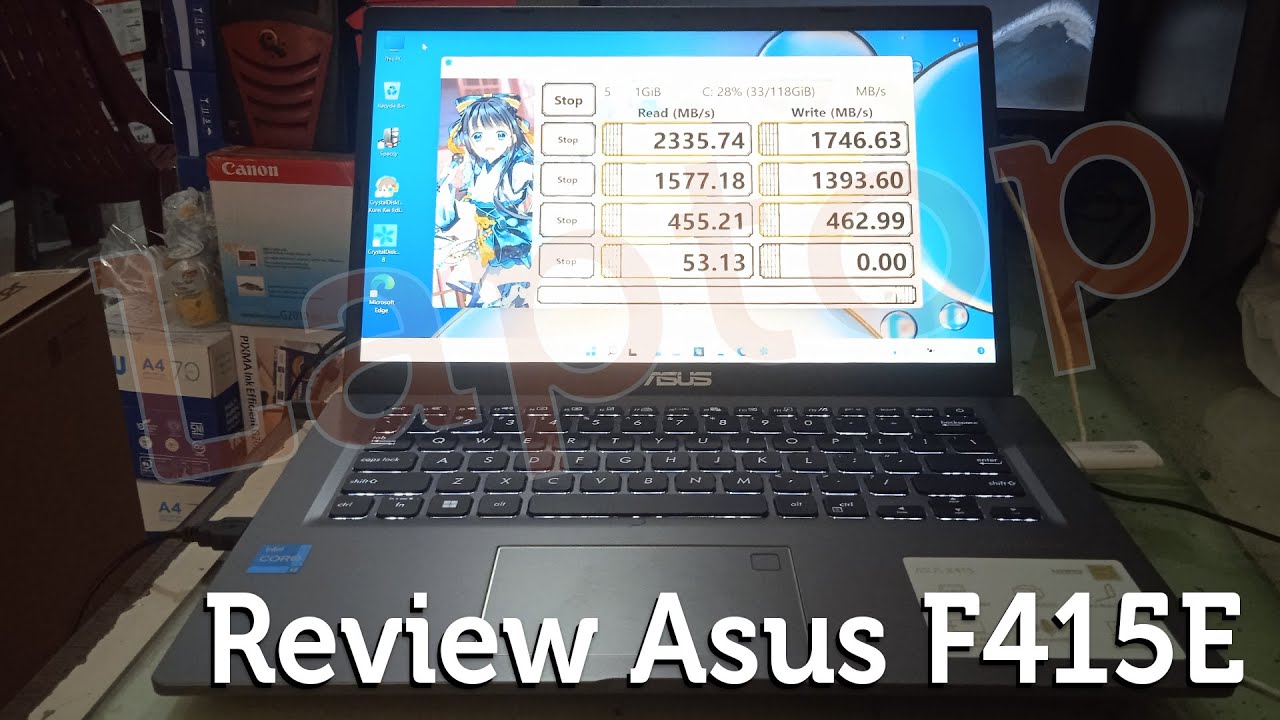 Review Laptop Asus F415E - YouTube