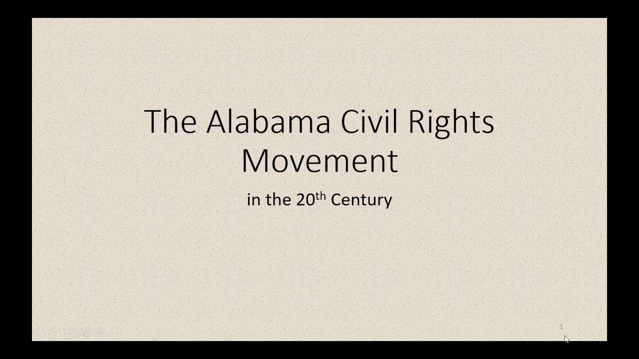 Alabama Civil Rights Movement - YouTube