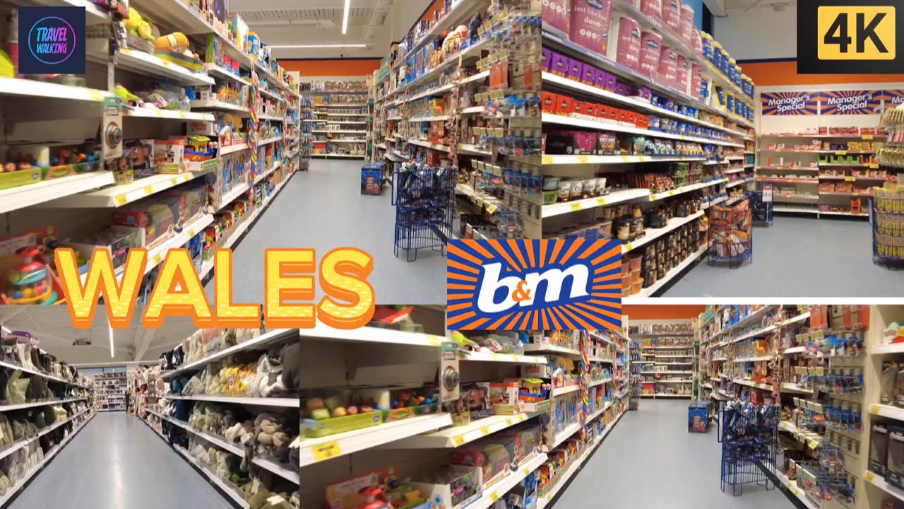 B&M Shopping, Wales | 4K Store Tour | Affordable Finds and Great Deals ...