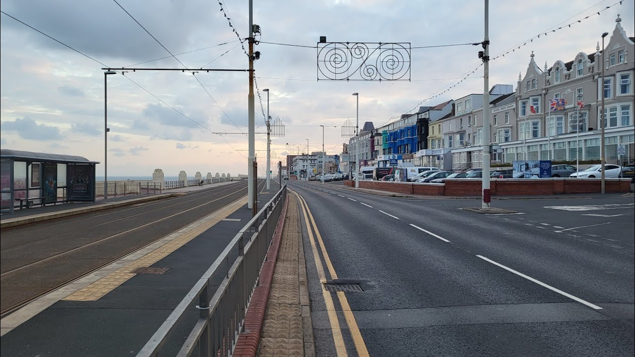 Blackpool Prom At 5.30 AM - YouTube