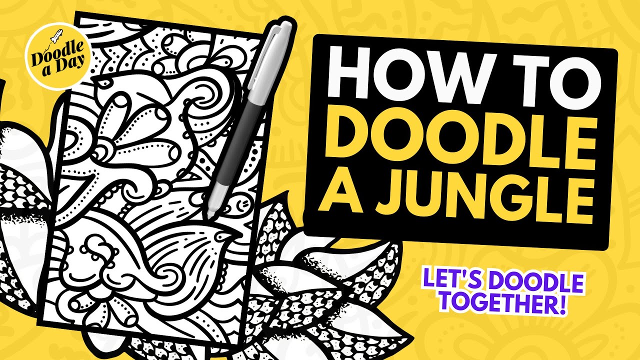 Easy-To-Follow Zentangle Doodle | Wait till you see the RESULT 🎨 - YouTube
