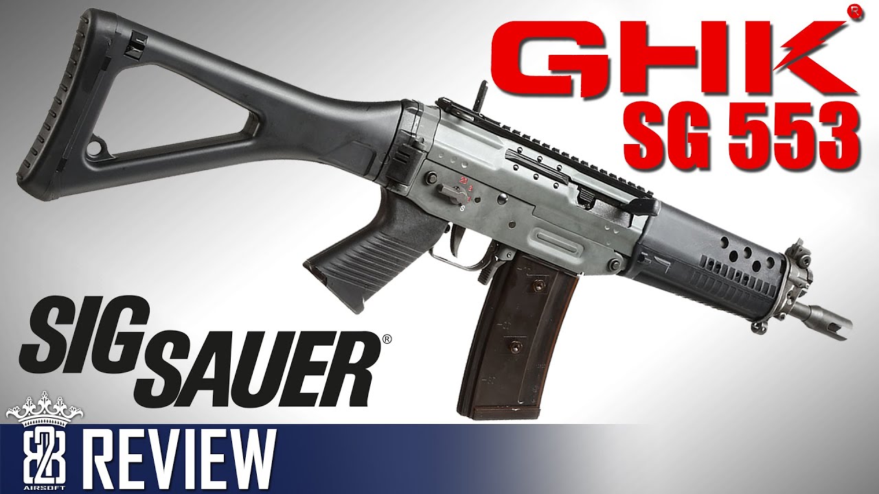 GHK SG553 Gas Blowback Airsoft Rifle W/ Cerakote Finish,, 55% OFF