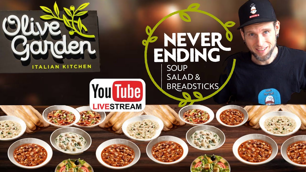 Episode L42b Olive Garden Never Ending Soup Salad And Breadsticks