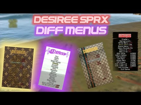 Different Desiree Menus GUCCI , VERSACE, & LOUIS VUITTON & MORE ...