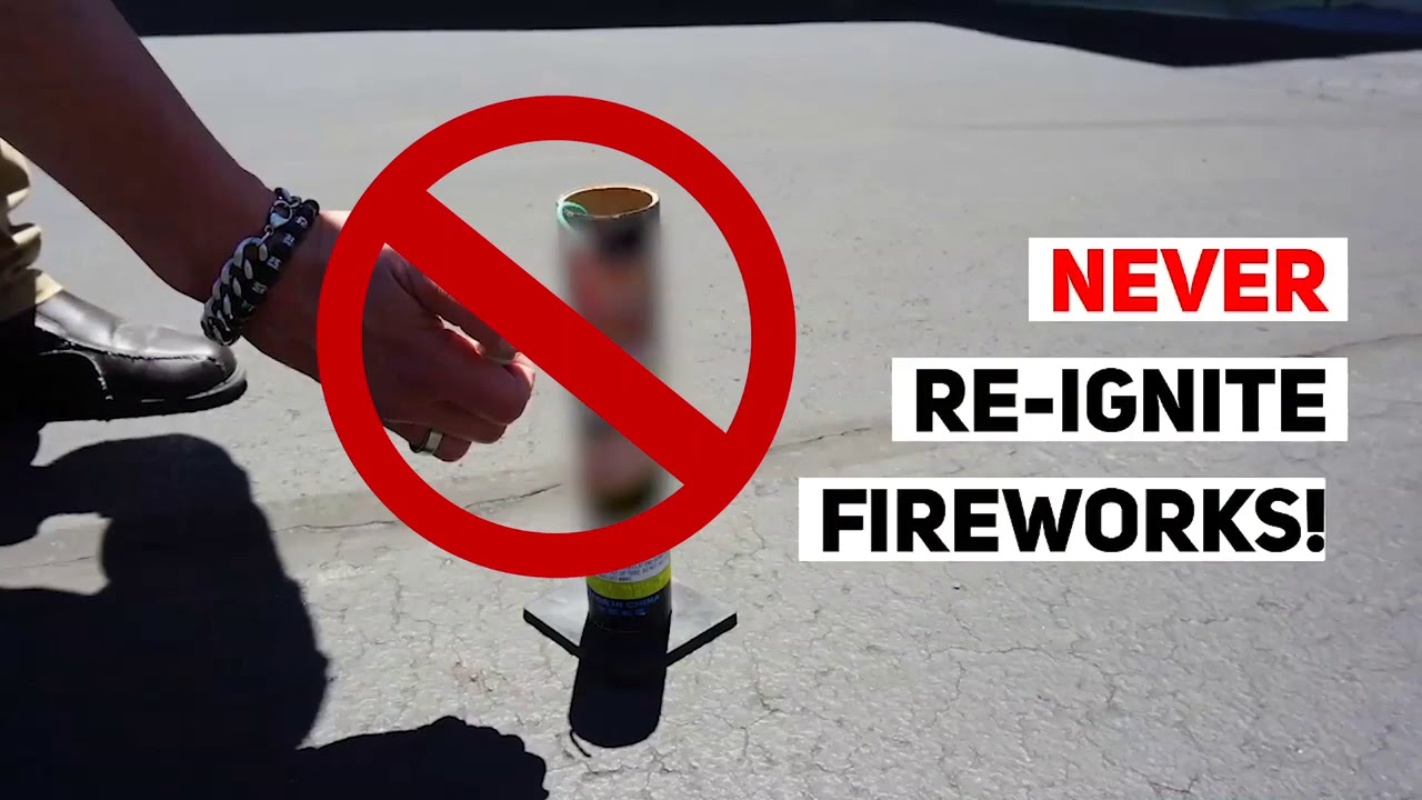 CPSC Fireworks Safety Demo 2019 - YouTube