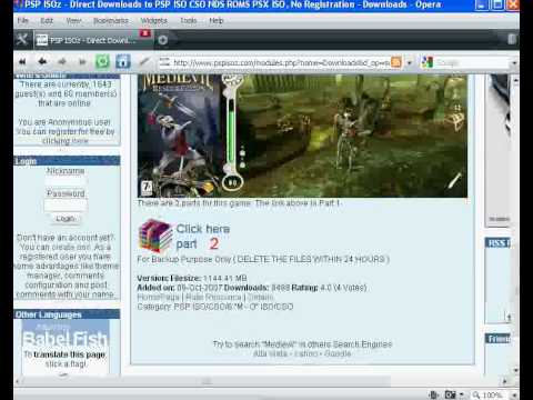How to: download free psp games (read discription) - YouTube
