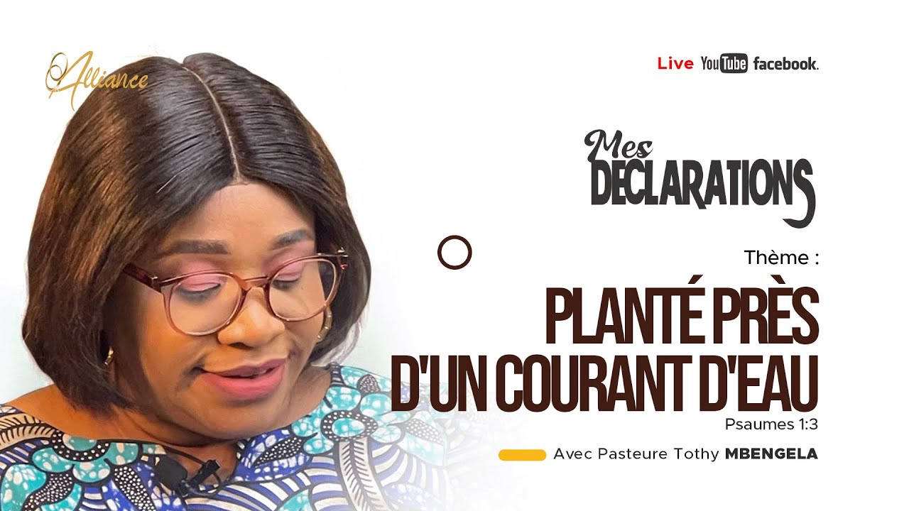 MES DECLARATIONS | Octobre | Pasteure Tothy MBENGELA - YouTube