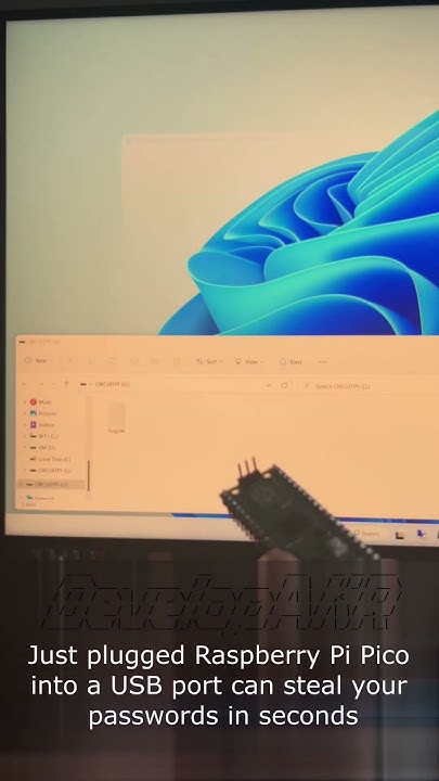 Just plugged Raspberry Pi Pico into a USB port can steal your passwords in seconds - YouTube