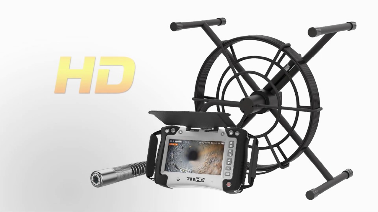 7" HD PIPE Borescope (1280*720) - YouTube