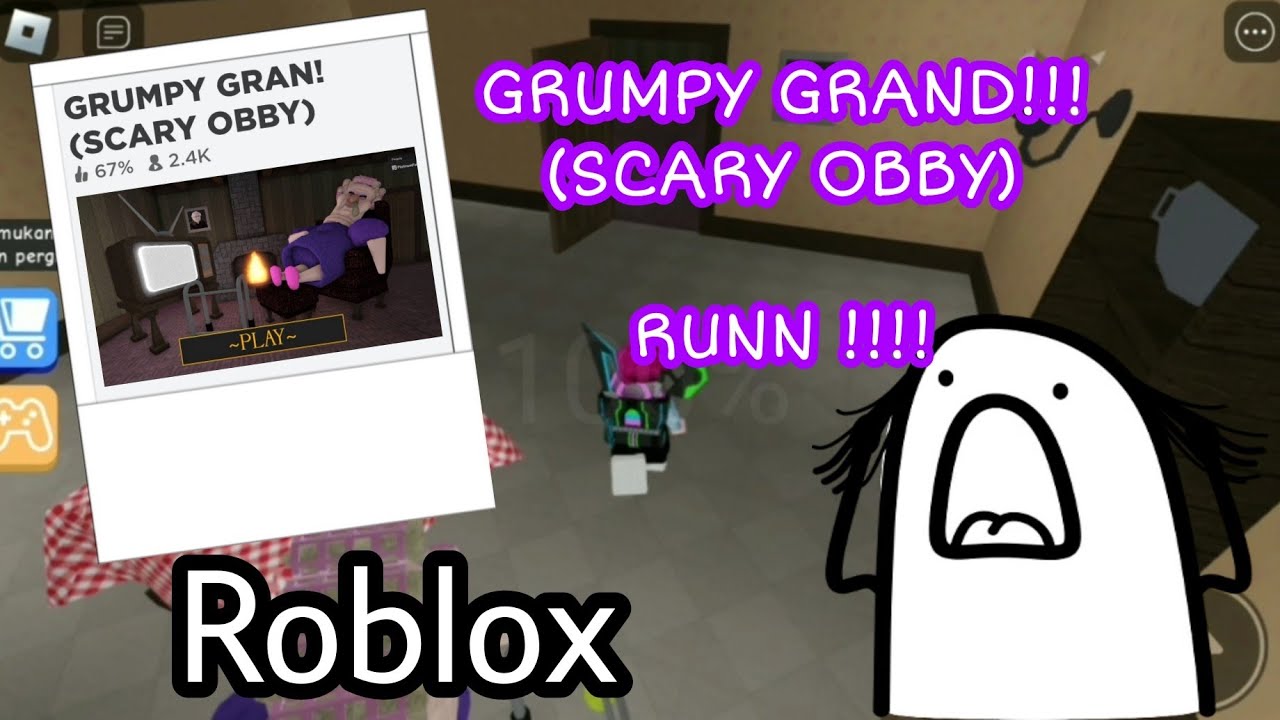 GRUMPY GRAND SCARY OBBY! | (Roblox game) | play with:brother🙄😎🙇🏻‍♂️🤘 ...