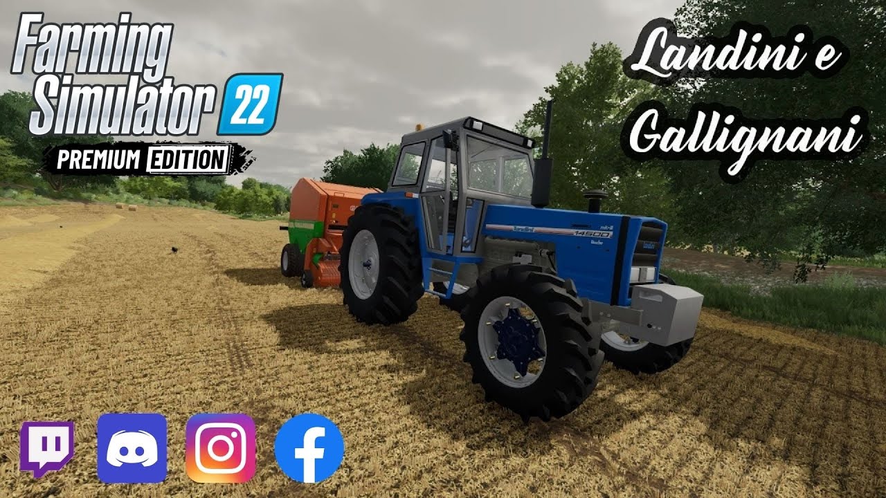 FARMING SIMULATOR 22 - LAND OF ITALY - #02 - Landini e Gallignani - YouTube