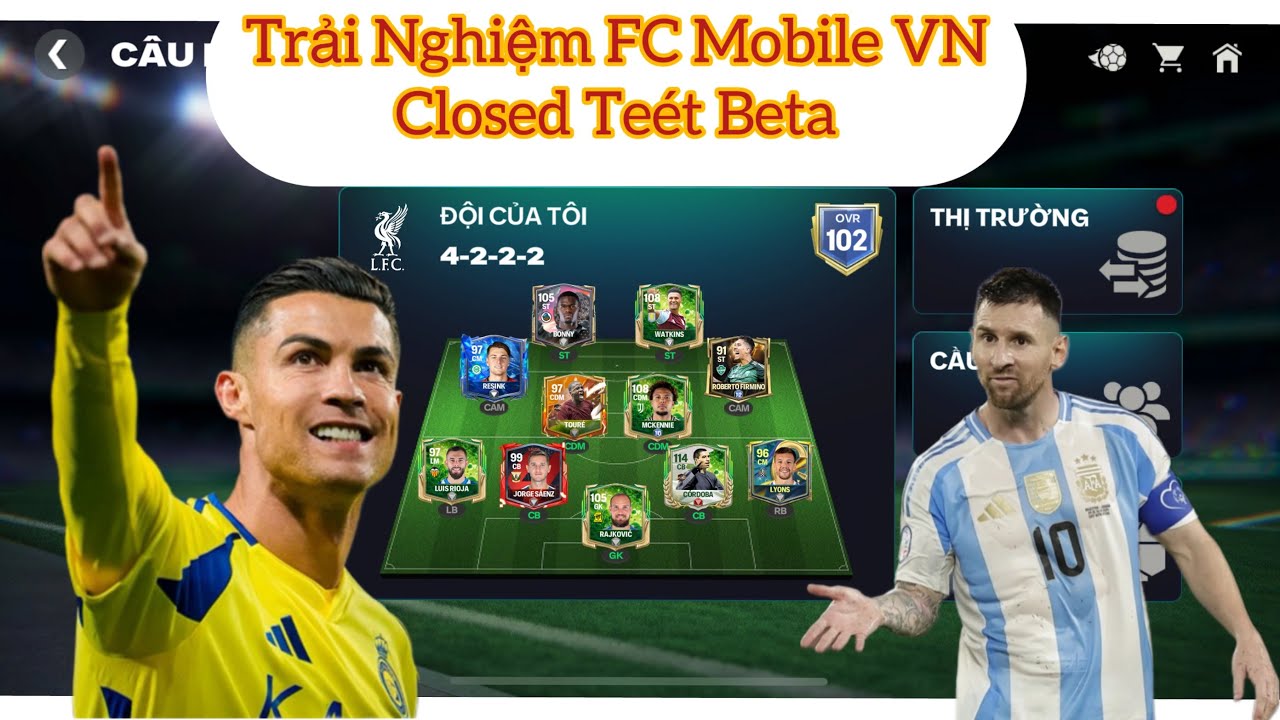FC Mobile VN: Trải nghiệm bản Closed Test Beta - YouTube