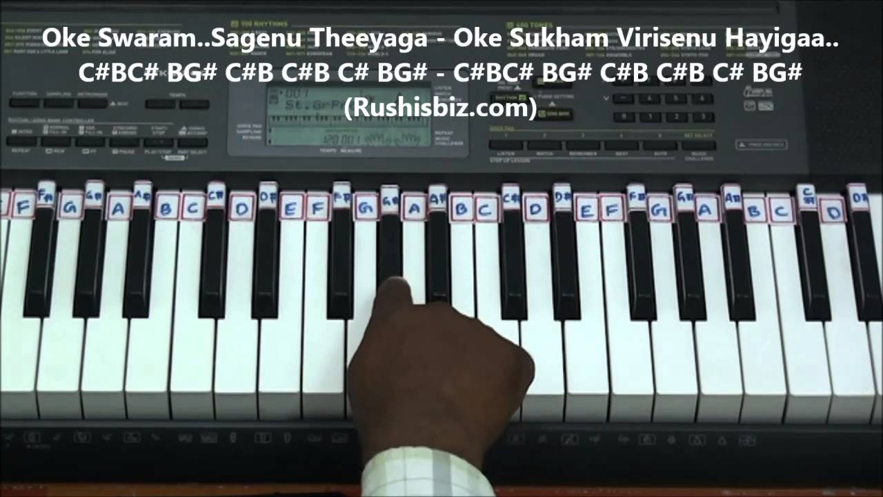 Oka Brundavanam Piano Tutorials Gharshana Old 1200 Songs oka-brundavanam-piano-tutorials-gharshana-old-1200-songs