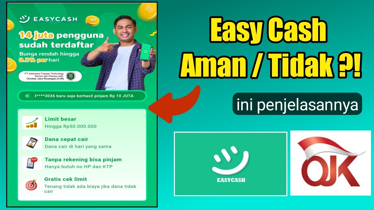 Easy Cash Aman atau Tidak?! | Aplikasi Easy Cash Terbaru 2023 - YouTube