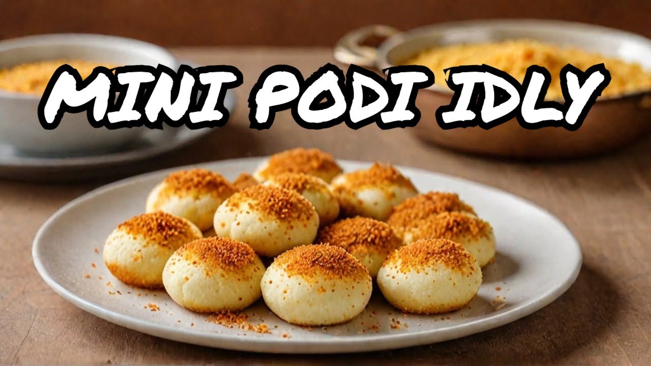 Crispy Mini Podi Idly Recipe|#miniidly #podiidly #minipodiidly #shorts ...