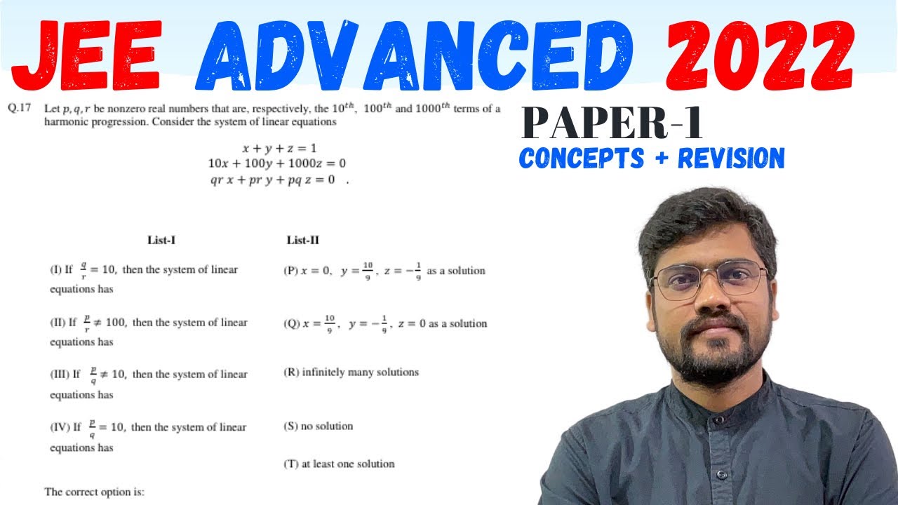 How to Solve System of Equation @B2A_JEE - YouTube