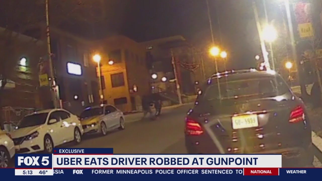 Uber Eats driver robbed at gunpoint in DC speaks out | FOX 5 DC - YouTube