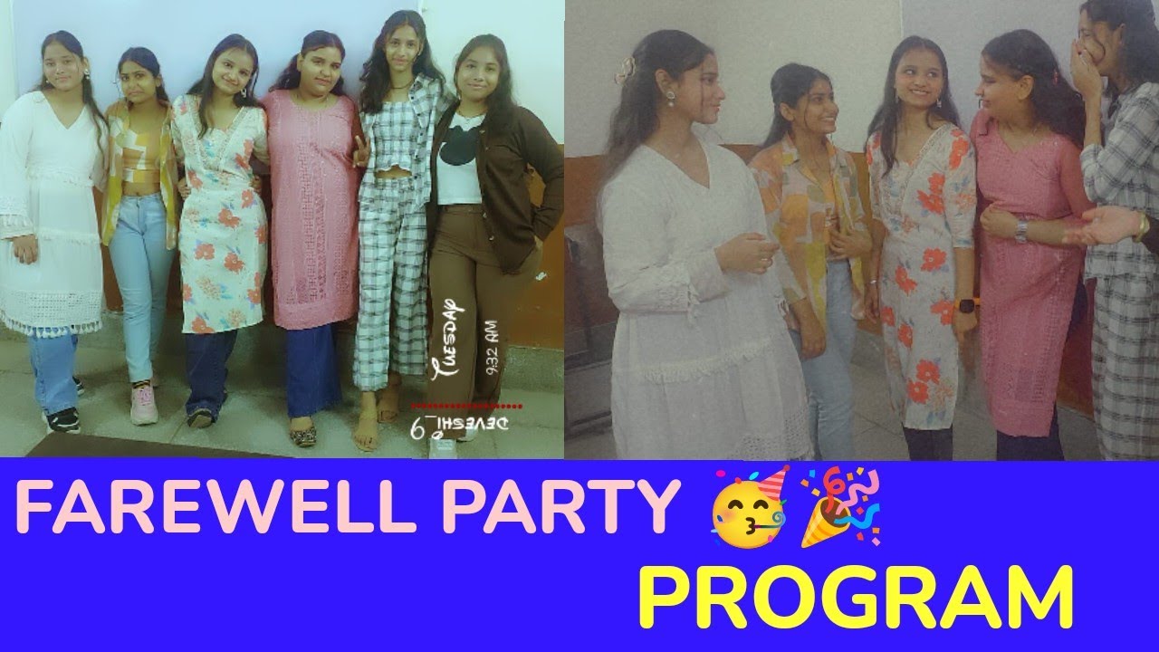 #FAREWELL PARTY 12th CLASS 🎉🥳@sweetsisters98 #farewellparty # ...