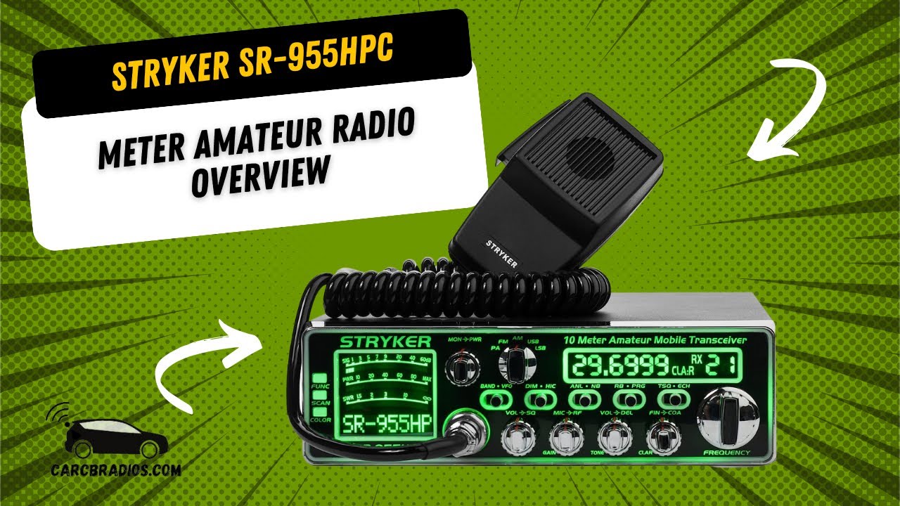 Stryker SR 955HPC 10 Meter Amateur Radio Overview - YouTube