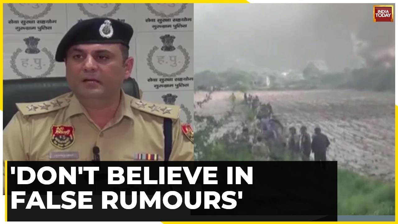 Haryana Unrest: Gurugram ACP Varun Kumar Dahiya Holds Press Conference ...