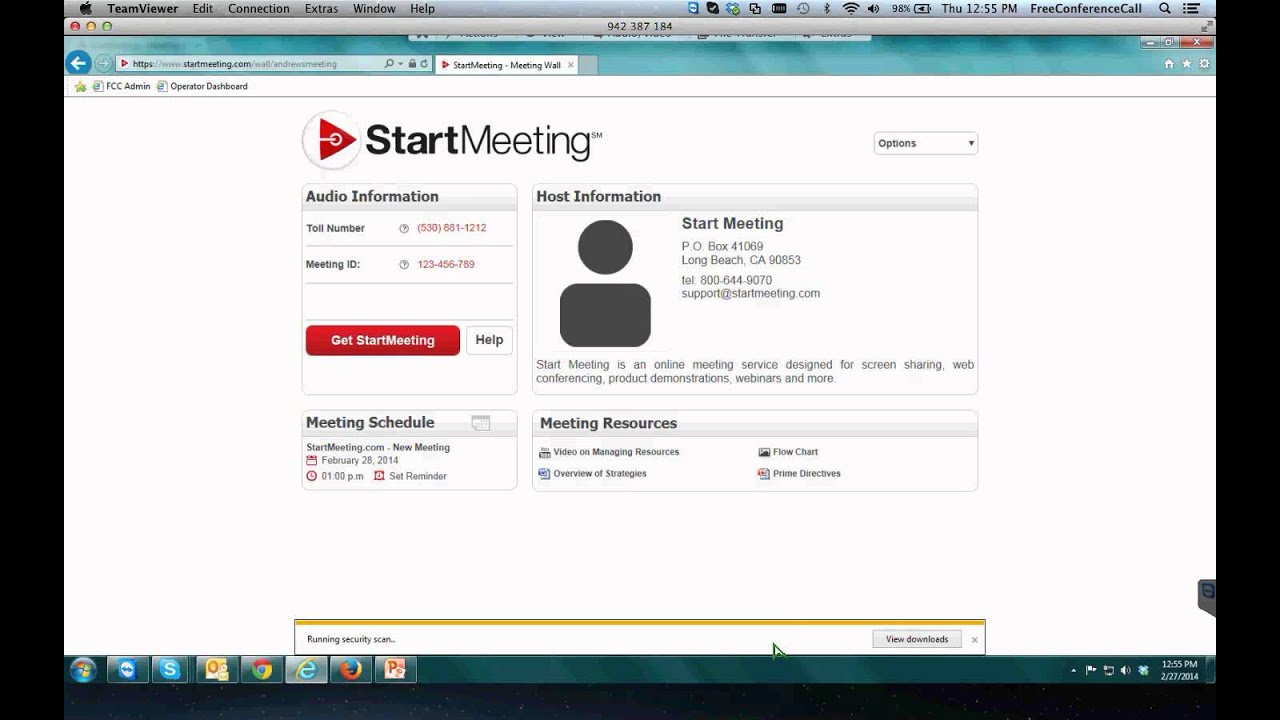 How to join a meeting and install StartMeeting - YouTube
