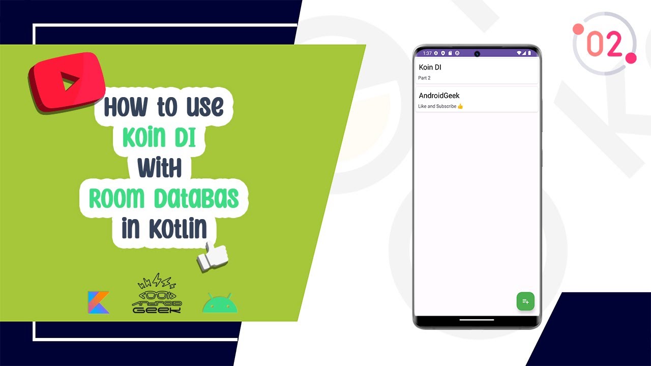 #2 How To Use Koin beside RoomDatabase - YouTube