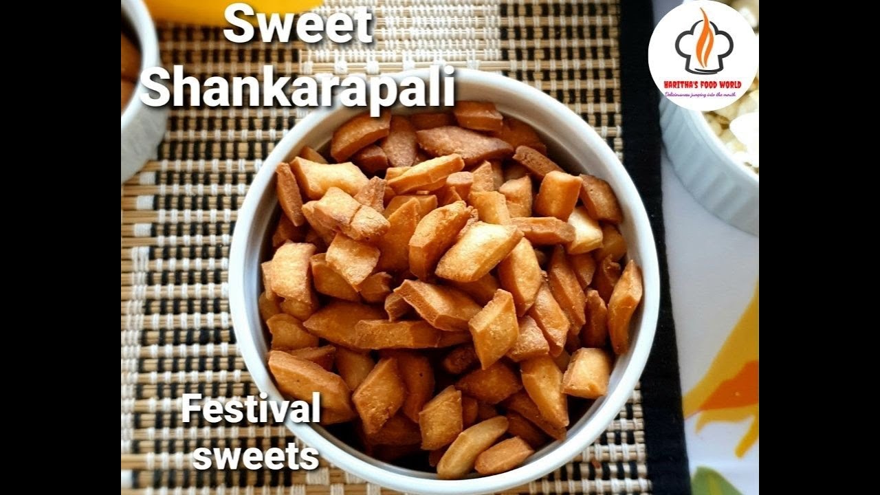 Shankarpali recipe | Sweet shakarpara recipe | Snacks for kids - YouTube