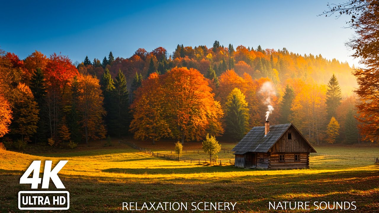 Autumn Reflections – Calm Piano for Meditation & Rest | Fall in 4K ...