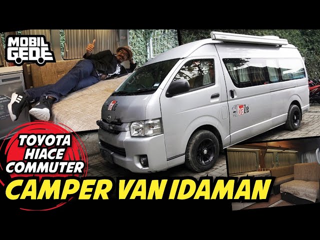 Camper Van Toyota Hiace Commuter Garapan Baze, Tayang di Mobil Gede ...