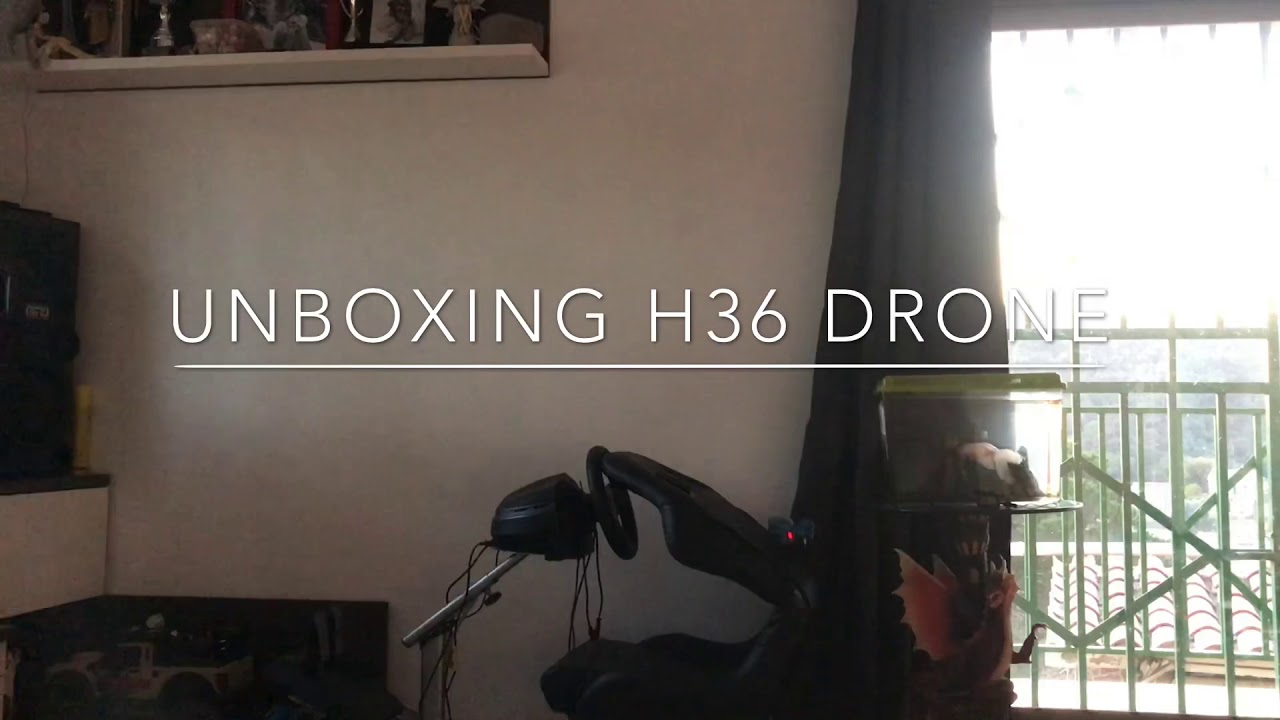 Unboxing drone h36 - YouTube