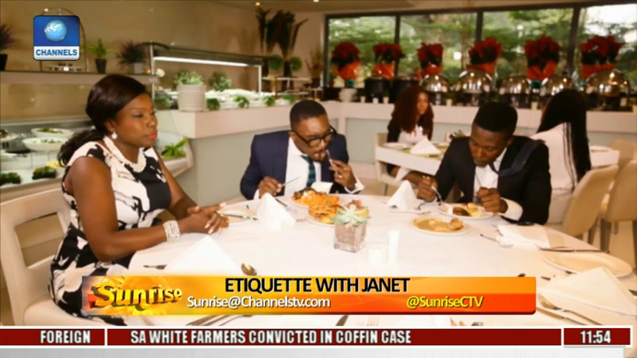 All About Buffet On Etiquette With Janet | Sunrise | - YouTube