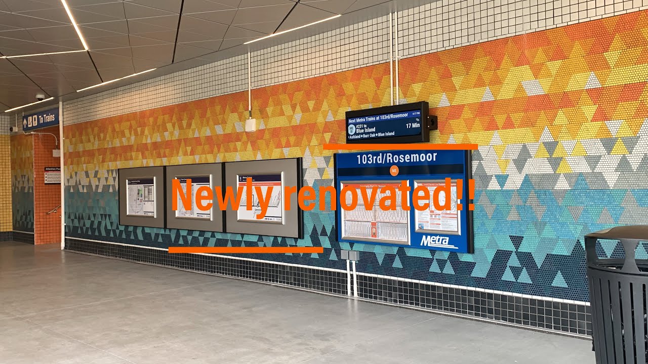 103rd Street/Rosemoor Station Tour | Metra Electric Station in Roseland ...