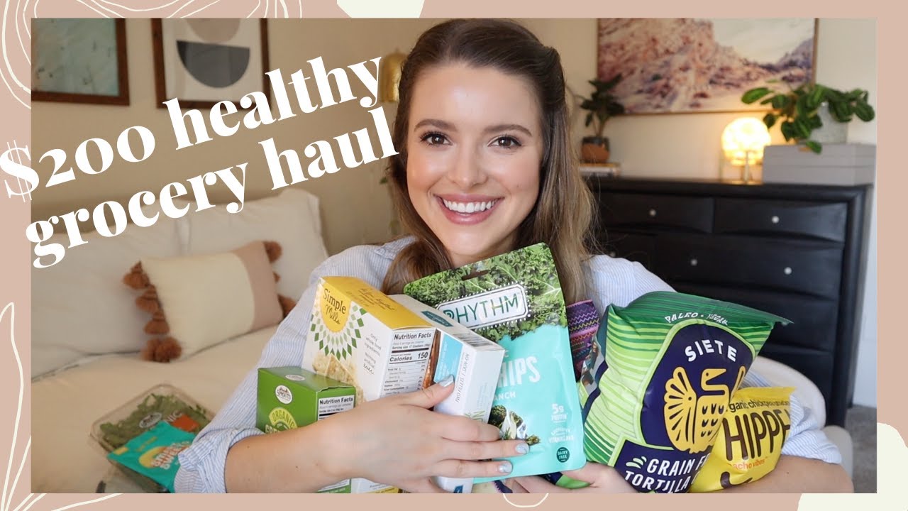 $200 Healthy Grocery Haul | What a Nutritionist Buys! - YouTube