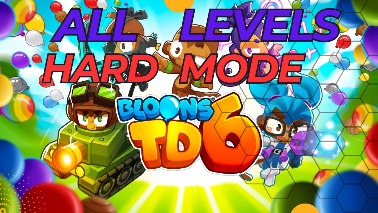 Bloons TD6 - All Levels On Hard Mode - YouTube