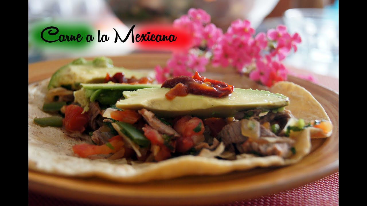 CARNE A LA MEXICANA - YouTube