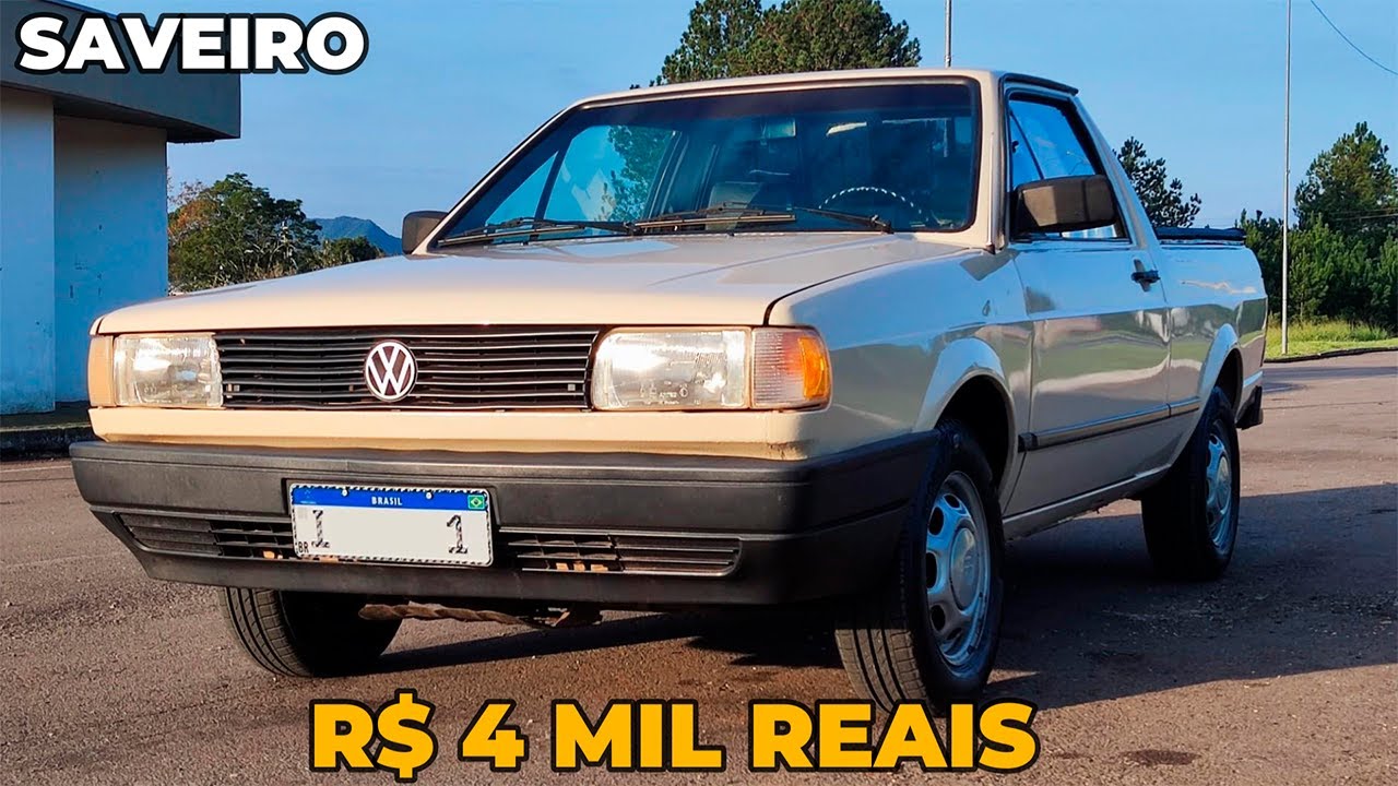 VOLKSWAGEN SAVEIRO QUADRADA A VENDA A PARTIR DE 4 MIL REAIS - YouTube