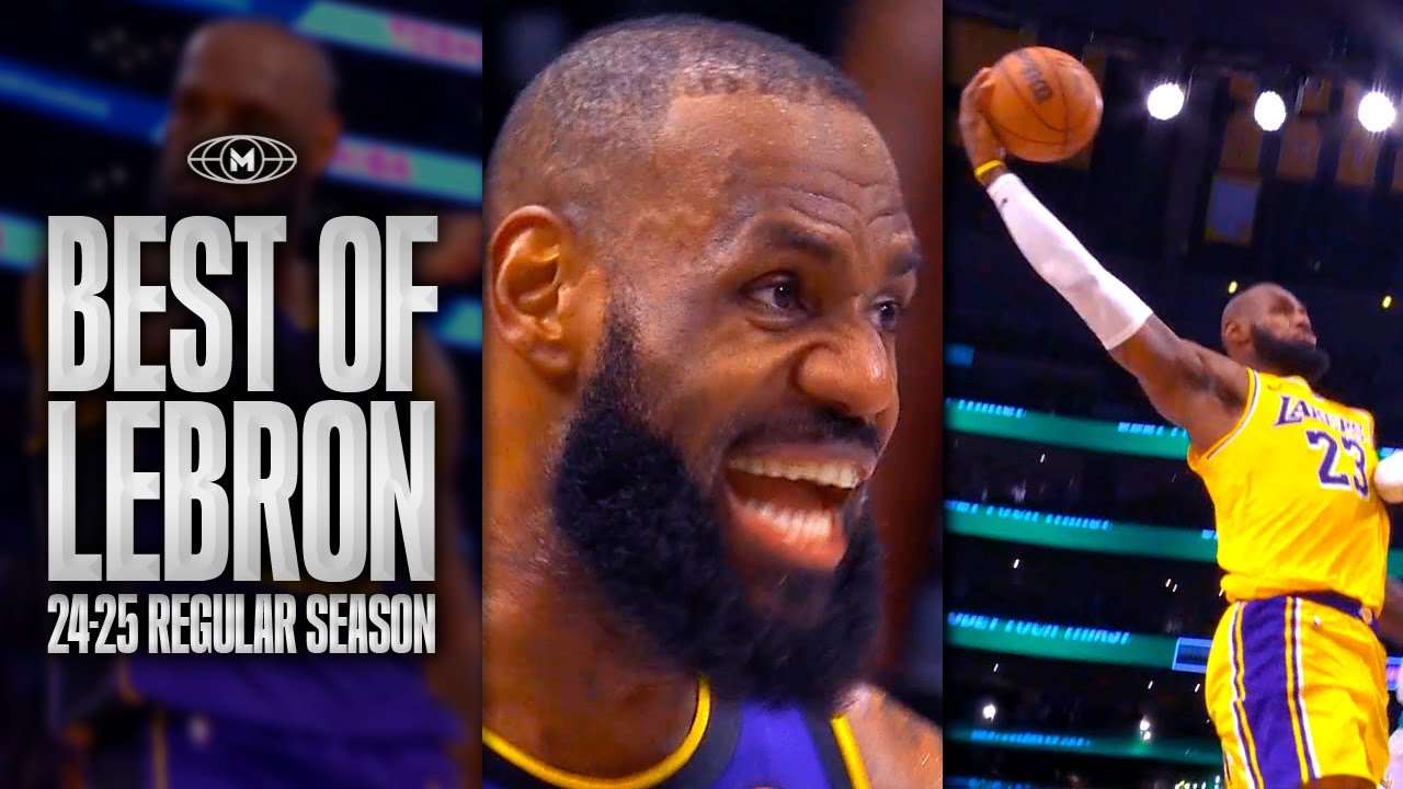 LeBron James BEST HIGHLIGHTS 24-25 Regular Season 👑 - YouTube