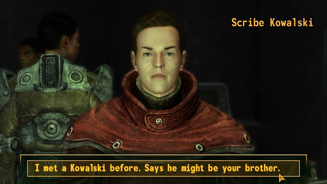 Brotherhood Scribe Kowalski in Fallout New Vegas - YouTube