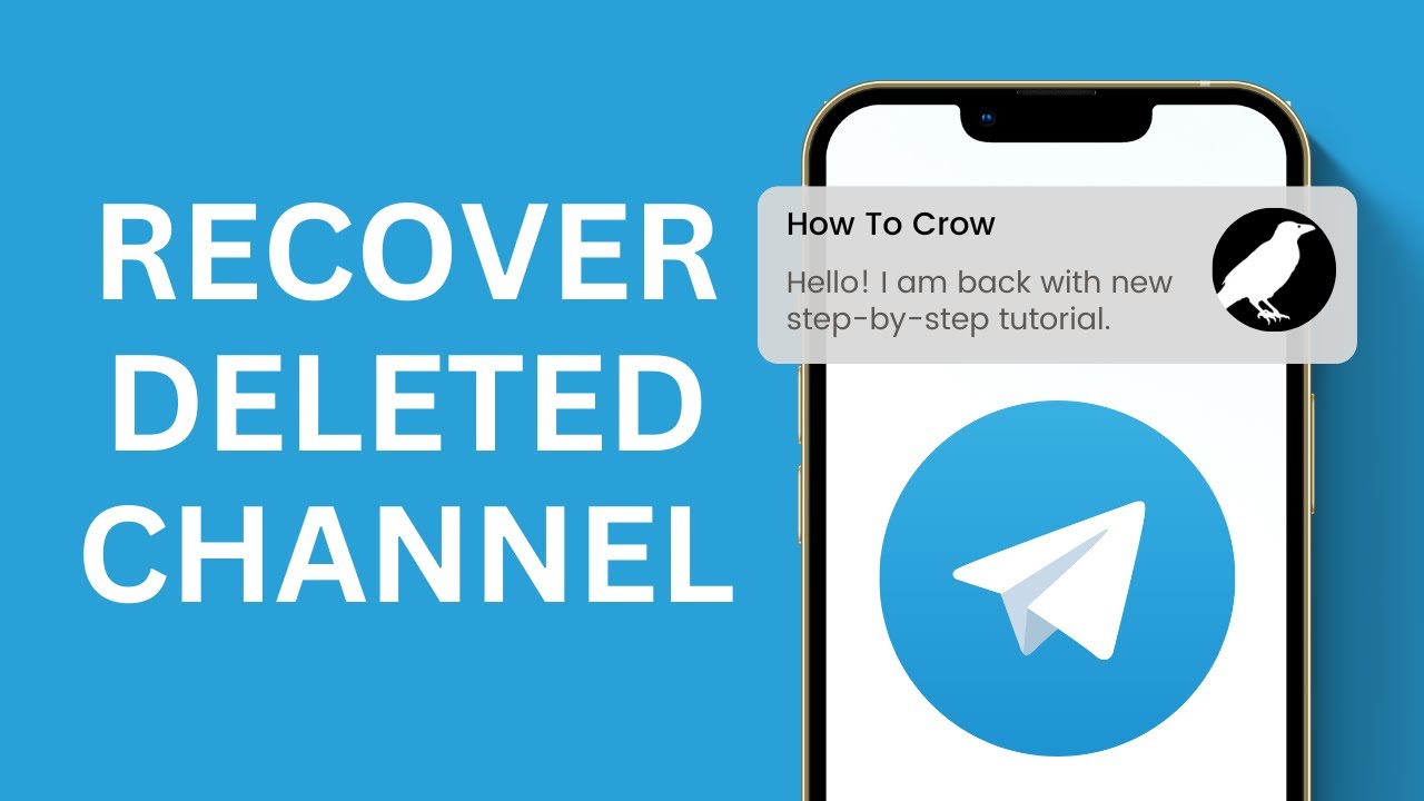 How To Recover Deleted Channel In Telegram? - YouTube