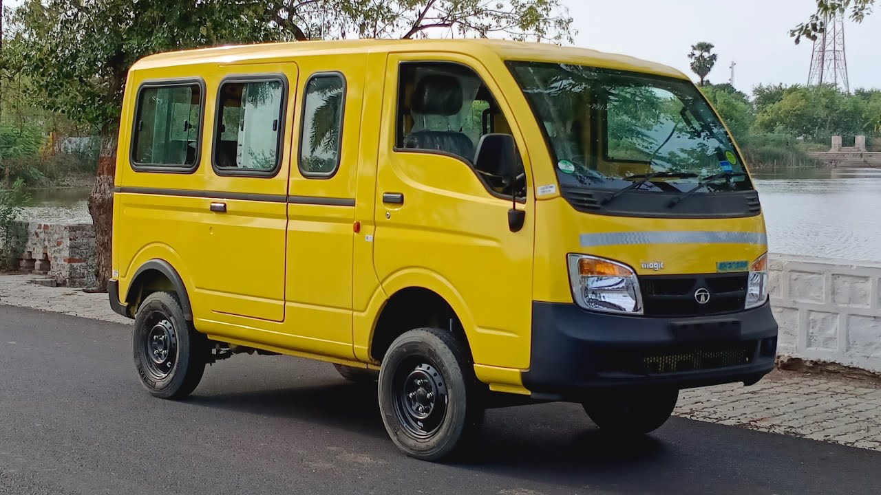 Tata magic express school van #schoolvan #tatamagic #magicexpress - YouTube