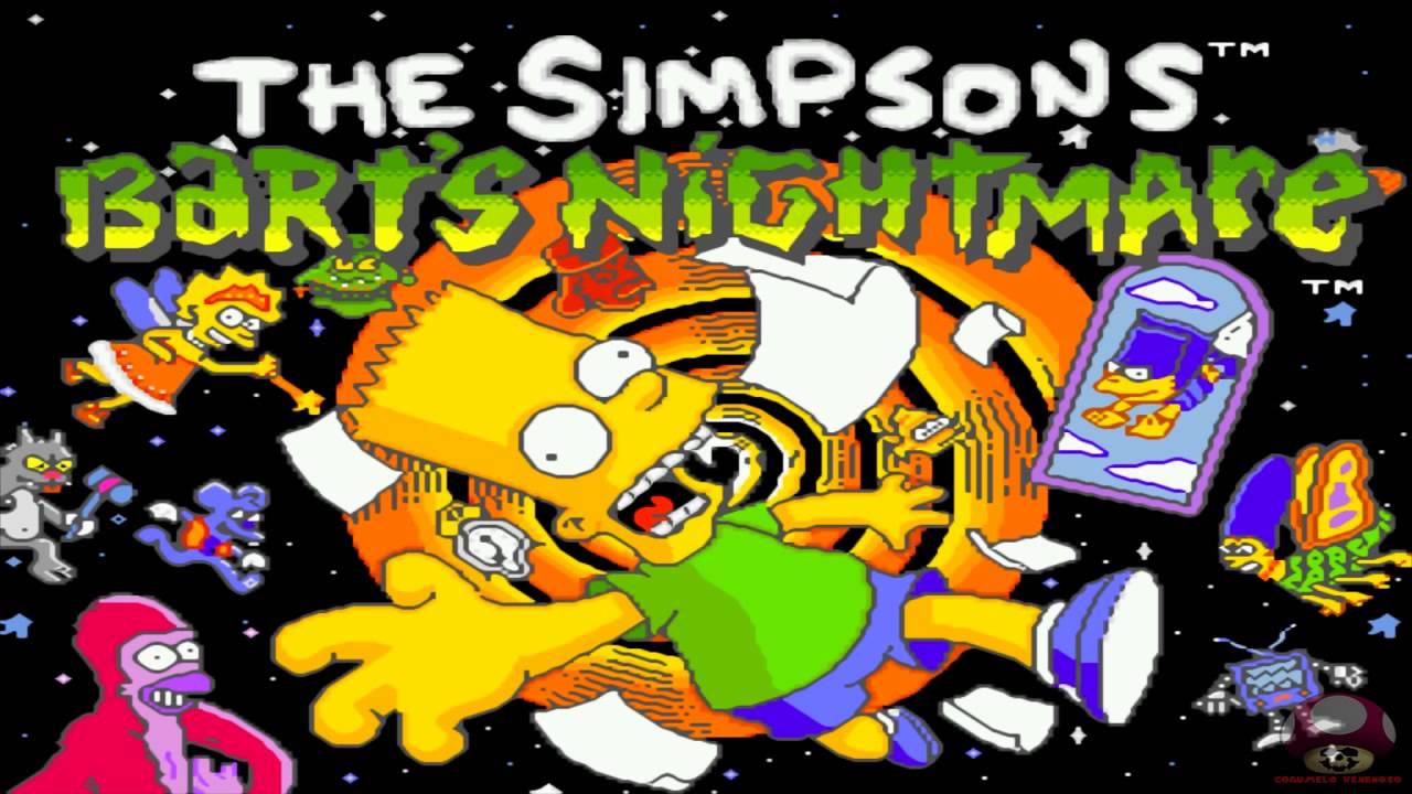 The Simpsons: Bart's Nightmare (Mega Drive - Genesis): Intro - Abertura ...