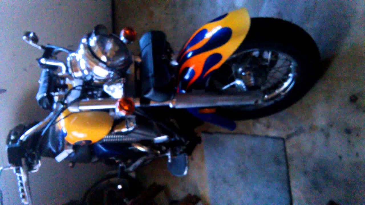 2002 Victory V92C (Aftermarket LED Underglow) - YouTube