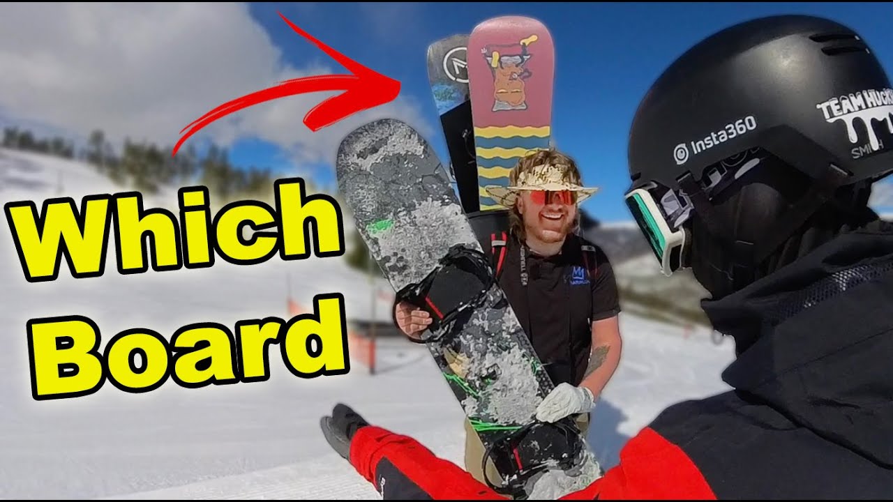 I Brought EVERY Snowboard To The Ski Resort - YouTube